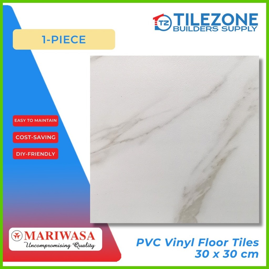 (1 pc.) Mariwasa PVC Vinyl Floor Tiles 30x30cm 1.3mm thickness vinyl ...