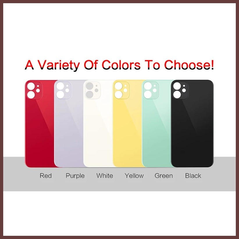 ↖ Back Glass for iPhone 11 Back Glass Replacement Back Glass Back ...