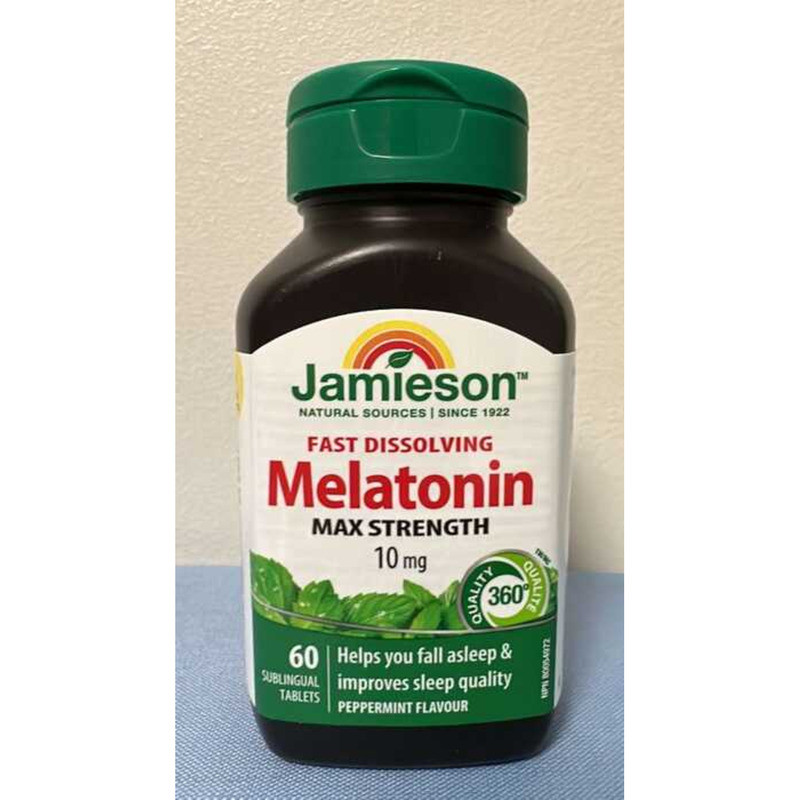 Jamieson Melatonin Sleep Vitamins Sublingual Fast Dissolving Tablets ...