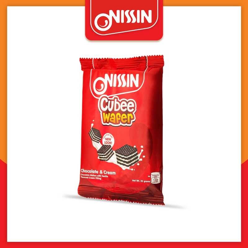 B Nissin Cubee Wafer Chocolate & Cream 25G | Shopee Philippines