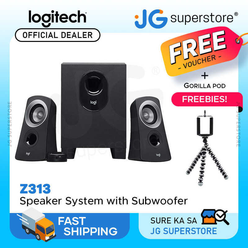 Logitech Z313 25W Speakers With Subwoofer, Volume And Headset Controls ...
