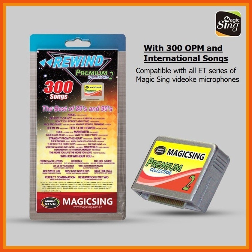 Magic Sing Song Chip Premium Collection 2 300 OPM and International ...