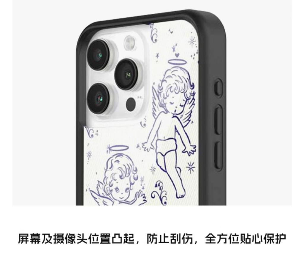 Wildflower Cherubs Phone Case For iPhone 12 13 14 15 16 Pro Max 14 15 ...