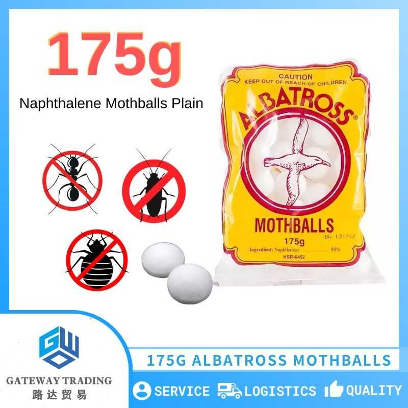 1 Pack (175 Grams) Albatross Moth Mothball Natural Camphor Mothballs ...