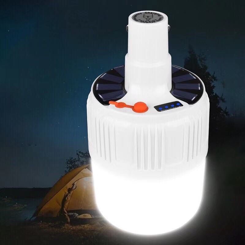 Solar/USB LED Solar Bulb Light Outdoor Rechargeable Waterproof Solar ...