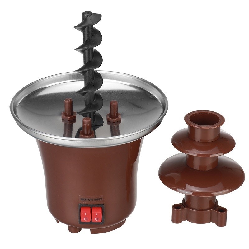 Mini DIY Chocolate Fountain Machine Falls Filling Machine Melting Tower ...