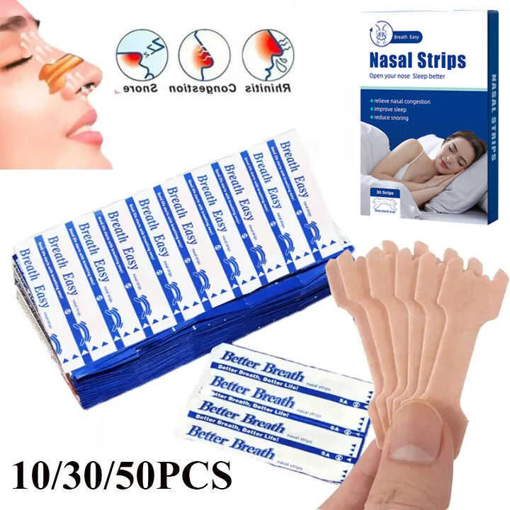 Cf0 O-New Nasalite Nasal Strips - Drug-Free Anti-Snoring Solution ...