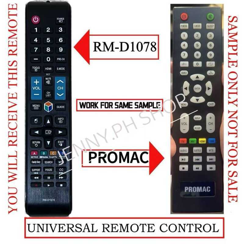 Ready To Use 100% Work Universal Remote Control For PROMAC Led Smart Tv ...