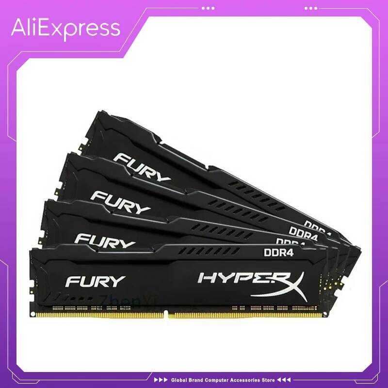 7D Hyperx 2 Fury Memoria Ddr4 32Gb 16Gb 8Gb 3200Mhz 2400Mhz 2666Mhz ...