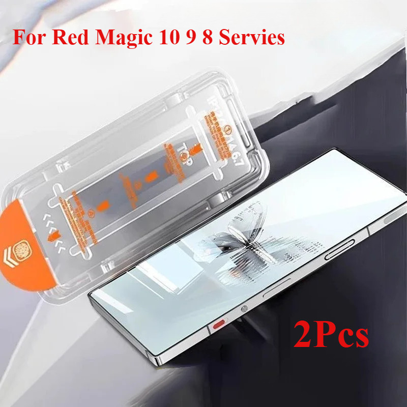 2PC Tempered Glass For ZTE Nubia Redmagic 10S Pro+ 8 9 10 Pro Plus 8S ...