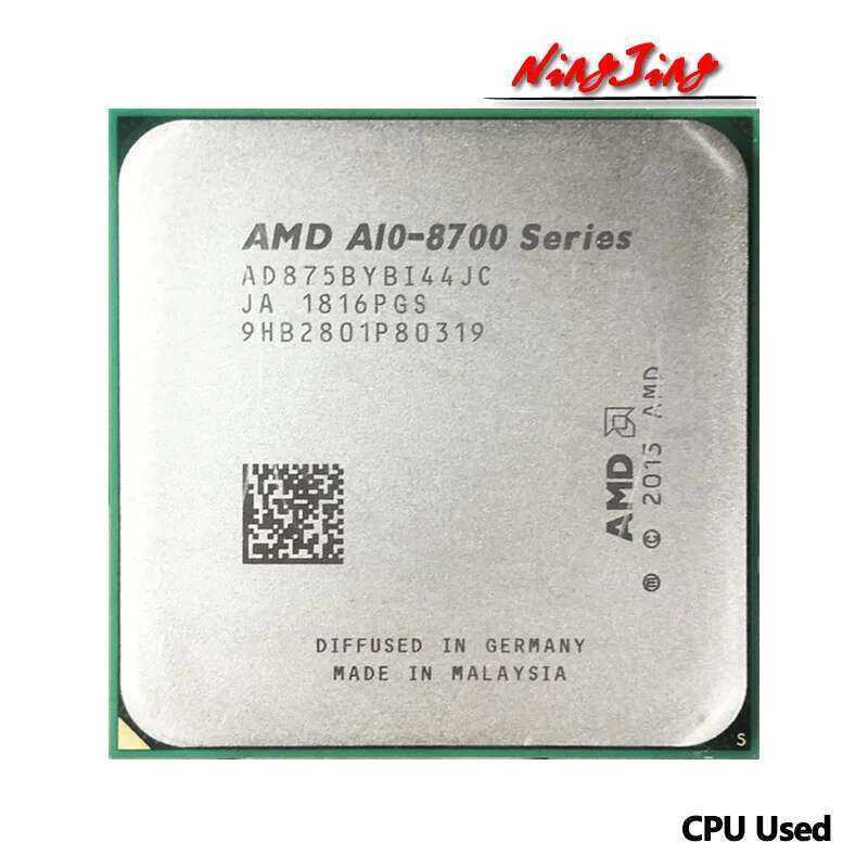 AMD A10-Series PRO A10-8750B A10 8750 3.6G Used 65W Ad8750ybi44jc ...