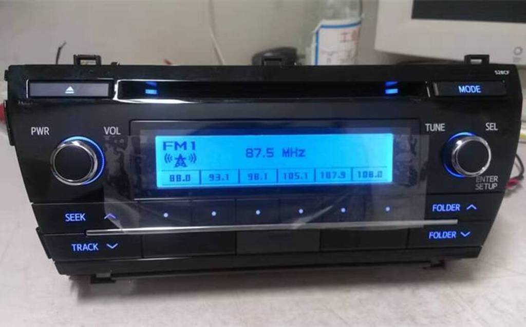 14 Toyota Corolla Ralink Original Car Panasonic Car CD Player Front AUX ...
