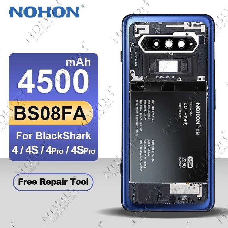 NOHON Ce 4500Mah Bs08fa Battery For Xiaomi Blackshark 4 4S Pro Phone ...