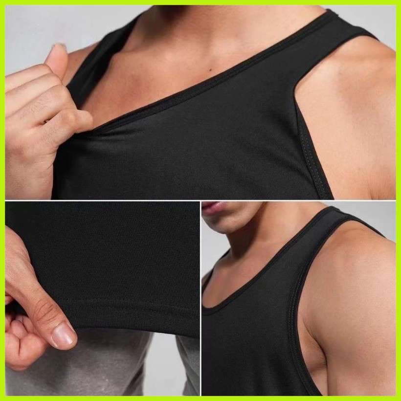 Men'S Cotton Plain Sando Body Fit Vest Tanks Top Plain Muscle Basic ...