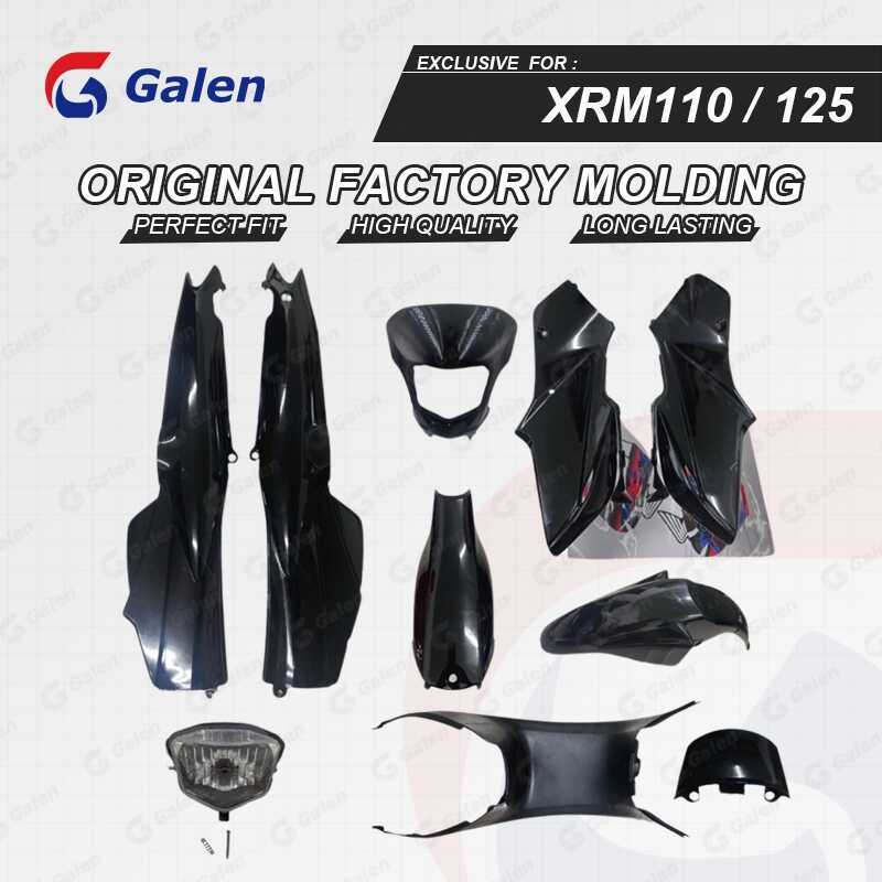 BLACK FULL SET COVER HONDA Xrm110 Xrm125 Motorcycle Accessories 767 ...