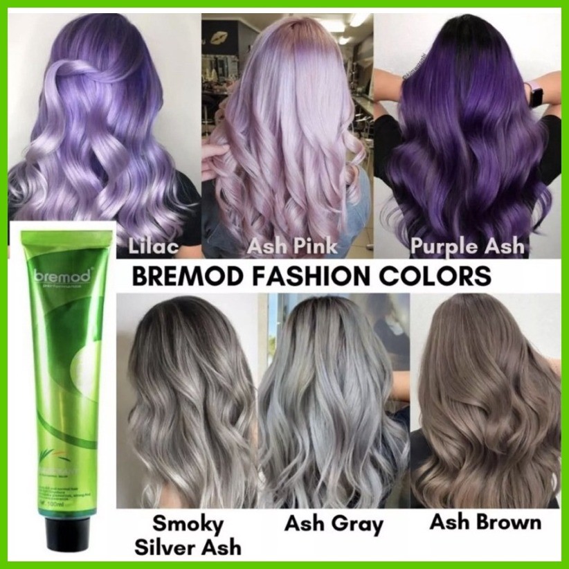 Bremod Fashion Color Lilac, Ash Pink, Purple Ash, Smokey, Ash gray, Ash ...