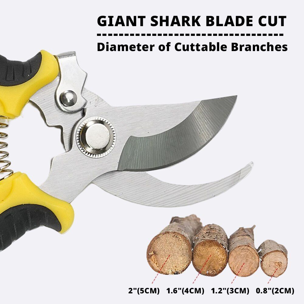 SK5 Gardening Pruning Shears High Carbon Steel Cutter Garden Plant ...