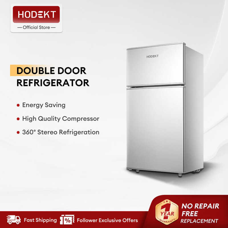 HODEKT Two Door Refrigerator Energy Saving Large Capacity Mini Inverter ...