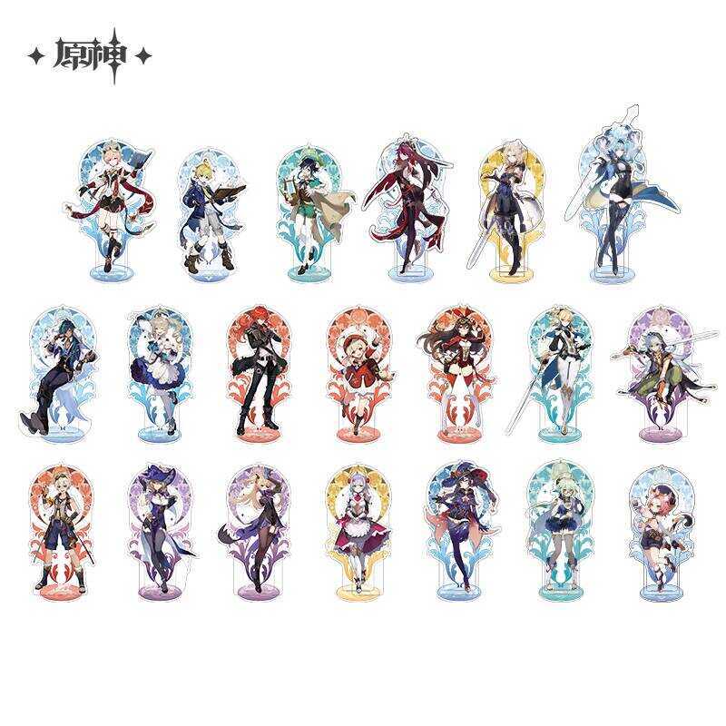 Yuanshen Monde City Theme Series Character Stand Acrylic Ornament Stand ...