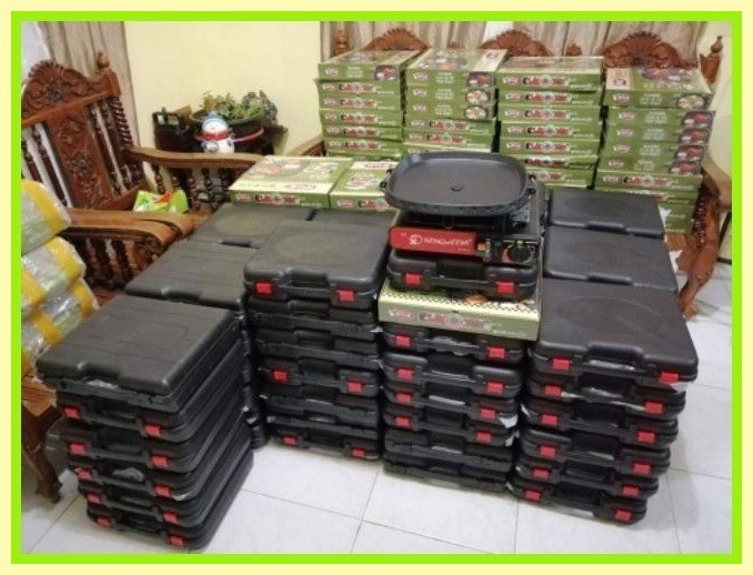 2in1 Stove (LPG/Butane Capable) w/ Hanaro Non Stick Griller Plate ...