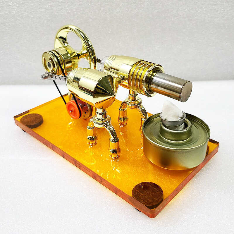Hot Air Stirling Engine DIY Model Kit Alternator Science And Education ...