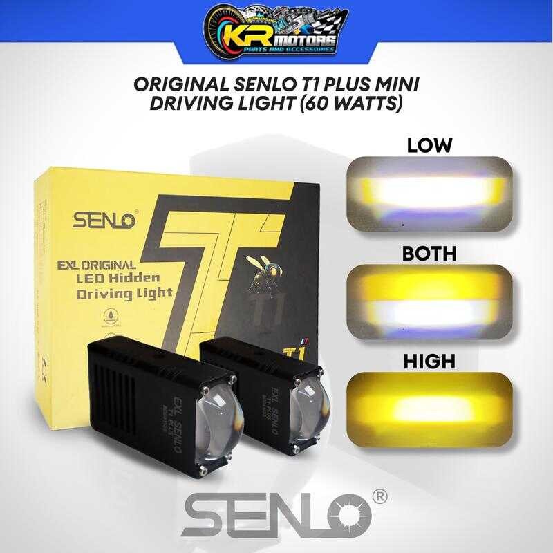 Original EXL SENLO T1 Plus 60W Waterproof Mini Driving Light V3 ...
