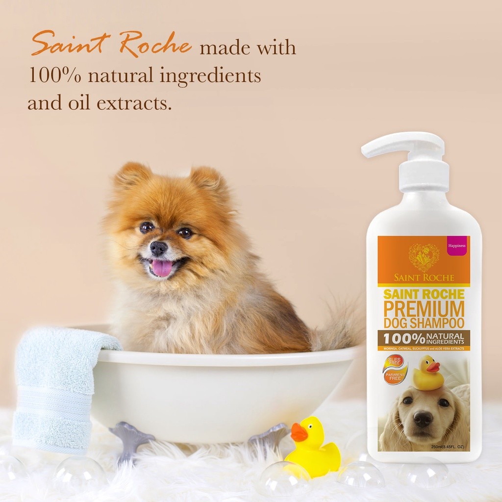 Saint Roche Premium Dog Shampoo (250 ml/628 ml/1050 ml) | Shopee ...
