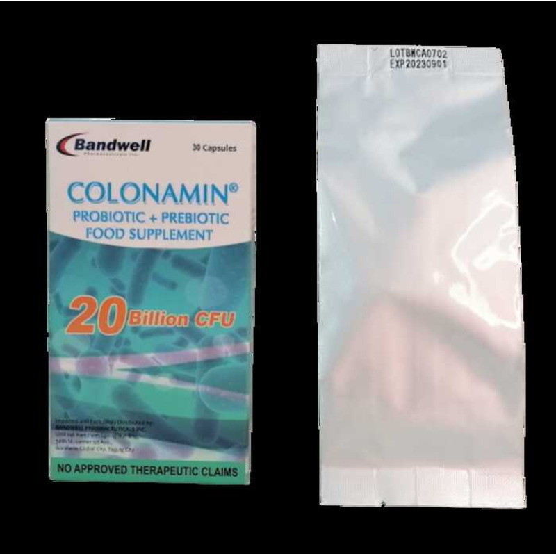 B COLONAMIN PREBIOTIC + PROBIOTIC 20 BILLION CFU FOOD SUPPLEMENT ...
