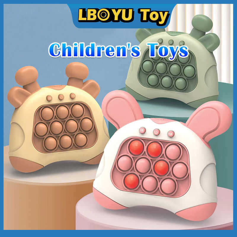 Quick Push Bubbles Game Pop It Bubble Electronic Gopher Machine ...