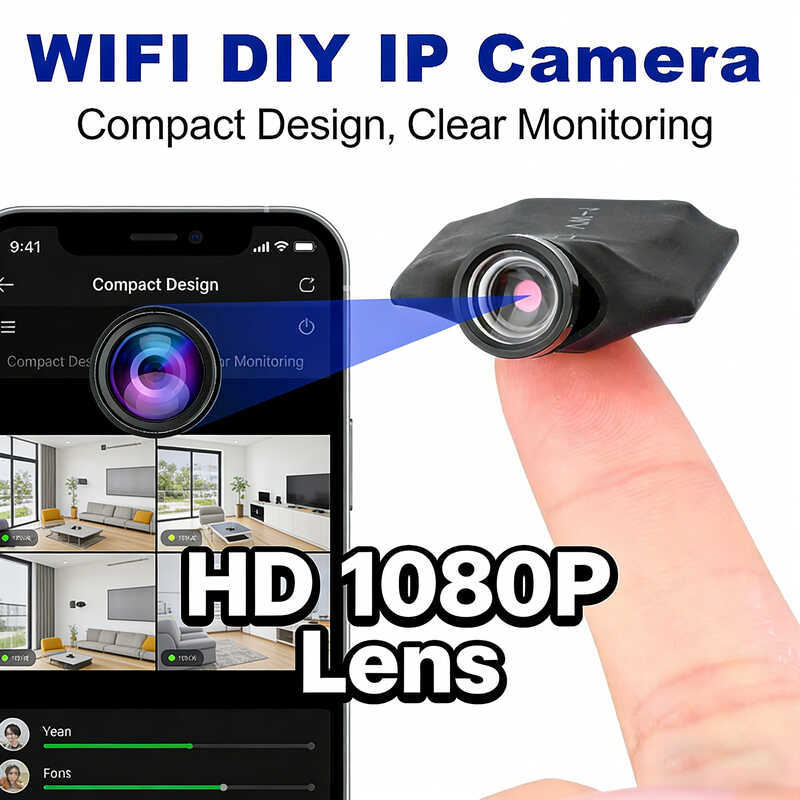 R DIY Mini Module WiFi Camera 1080P HD Video Recorder Motion Detection ...