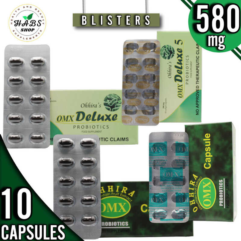 OMX Probiotic OHHIRAS 5 Years Fermentation 1 Blister Pack 10 Softgel ...