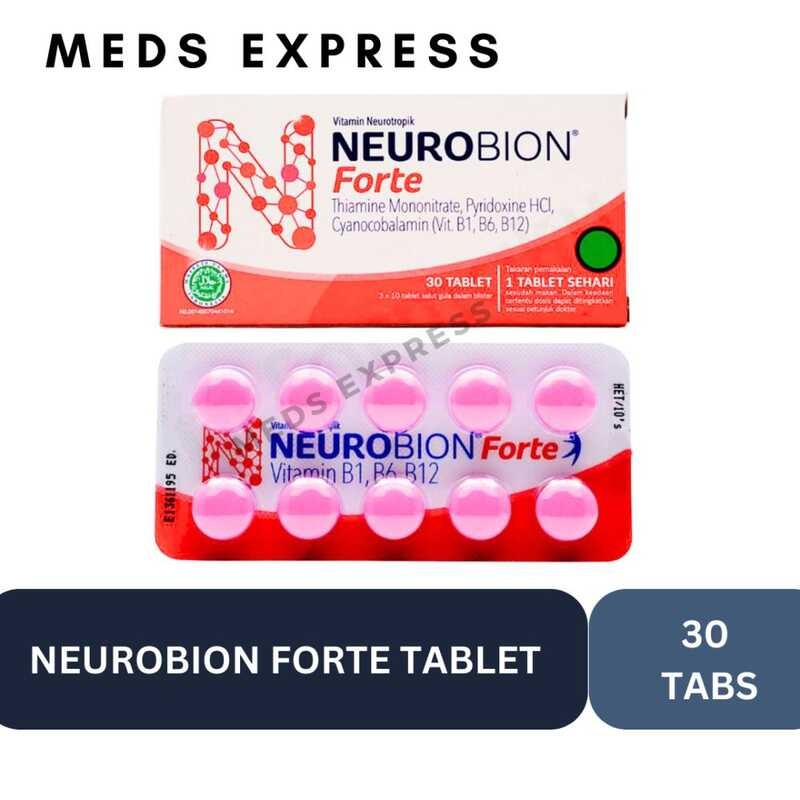 Neurobion Forte Vitamin B Complex B1 B6 B12 Tablet L 1, 10 & 30 Tabs ...