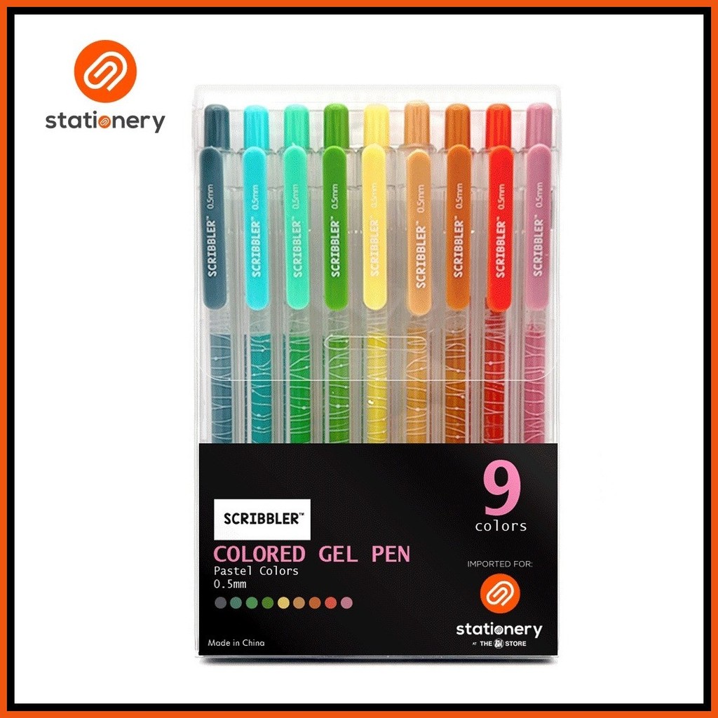 Scribbler Gel Pens 9 Colors | Shopee Philippines