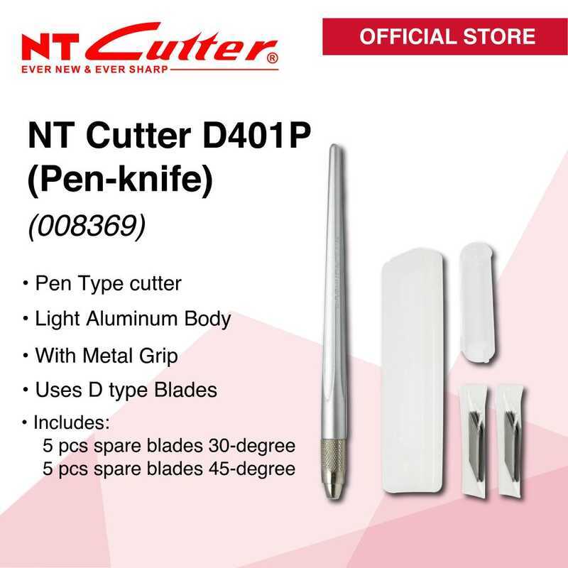NT Cutter | Precision Knife Ambidextrous D Type Blade Model # D400gp ...