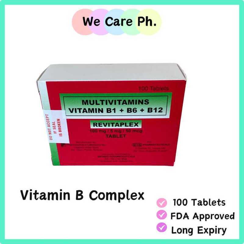 REVITAPLEX Multivitamins Vitamin B1 B6 B12 100 Tablets - Energy & Nerve ...