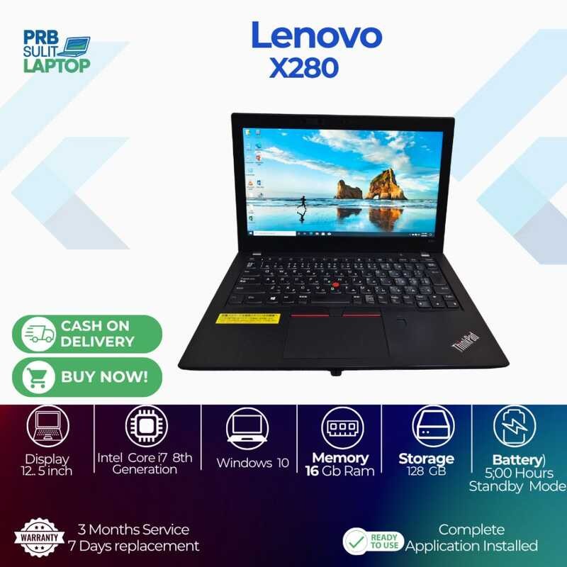 Sulit Laptop Lenovo Thinkpad X280 Intel Core I7 8Th 16Gb RAM Ddr4/128Gb ...