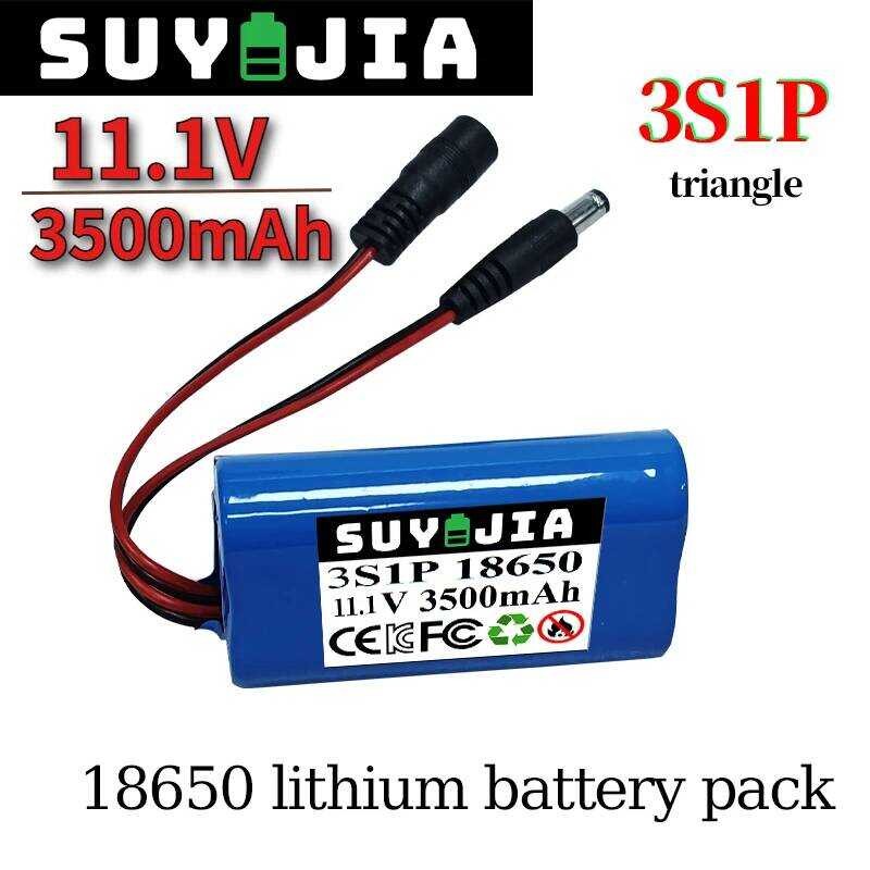 11.1V3500mah 4 18650 08 3S1p 12V Lithium-Ion Battery Pack With BMS Used ...