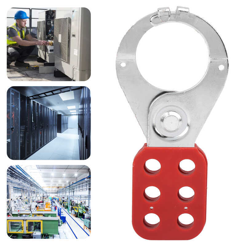 Lockout Tagout Safety Hasp Kit Steel Multiplayer Management Lock ...