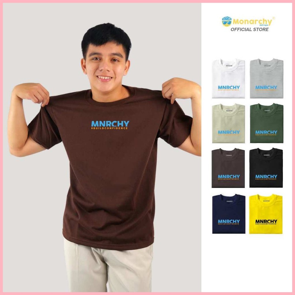Monarchy Official Logo Tee Vol.6 MNRCHY Blue and Yellow T-Shirts For ...