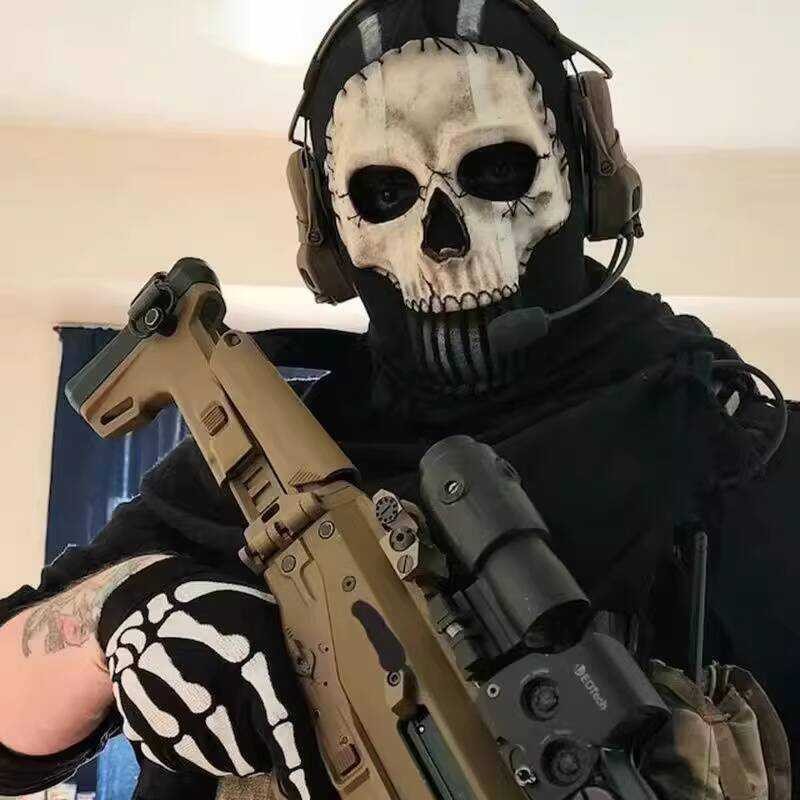 Call of Duty Warzone 2 Skull MWI Halloween NPC Character Ghost Mask ...