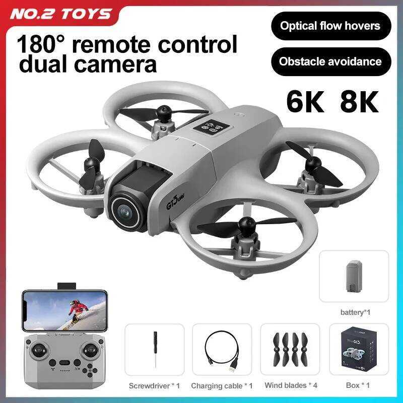Gt3 2.4G Mini Remote Control Quadcopter WIFI FPV Drones UAV 8K Camera ...
