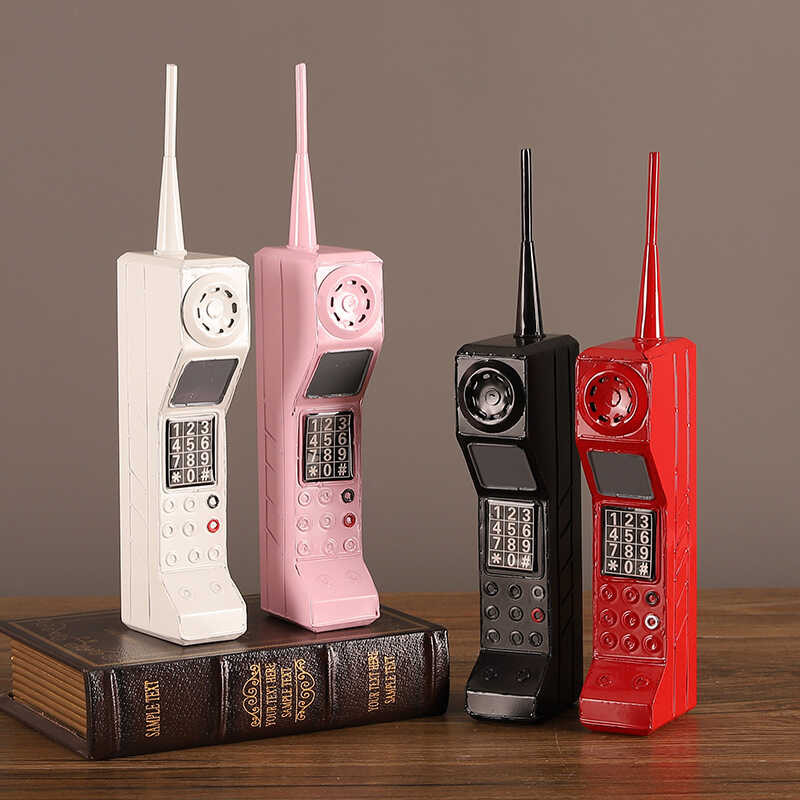 Iron Art Big Brother Large Ornament Vintage Telephone 70s 80s Nostalgic ...