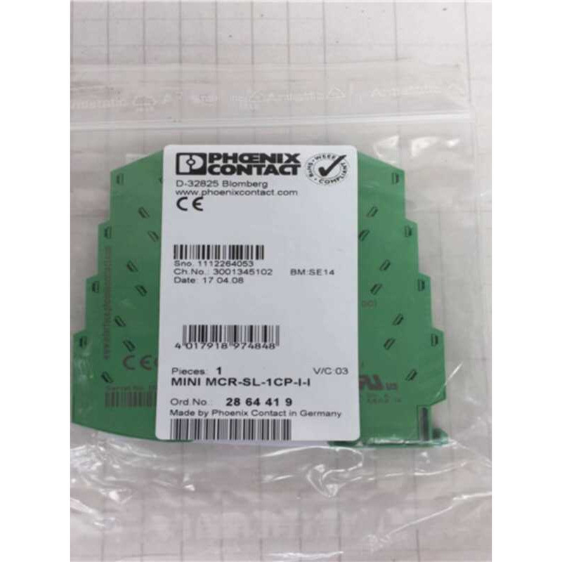 Brand New Original Phoenix Passive Isolator MINI MCR-SL-1CP-I-I 2864419 ...