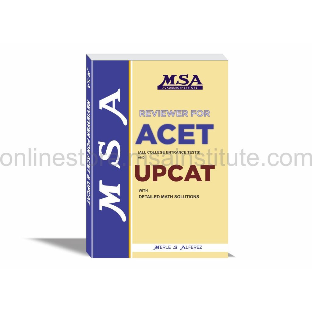 MSA Reviewer for ACET and UPCAT 2025 | Shopee Philippines
