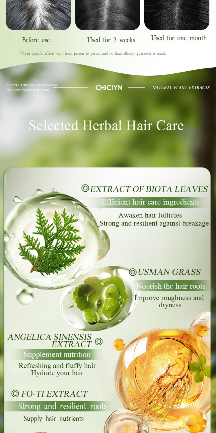 Hair Growth Soap Cypress Leaf Nature Seven Green Herbal Soap For Hair ...