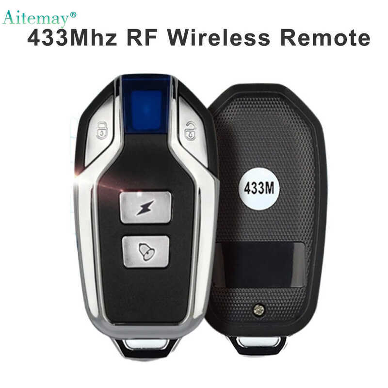 Aitemay 433Mhz 315Mhz RF Wireless Remote Control 4 Buttons Garage Gate ...