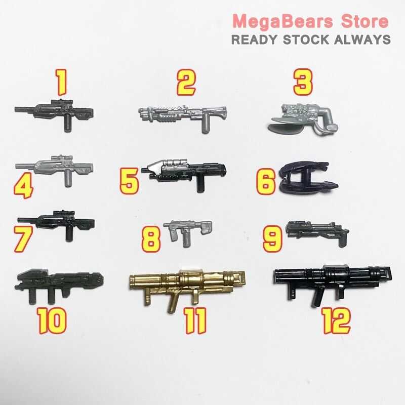 Mega Bloks Construx Halo Covenant UNSC Spartan 1 Weapon *New Unused ...