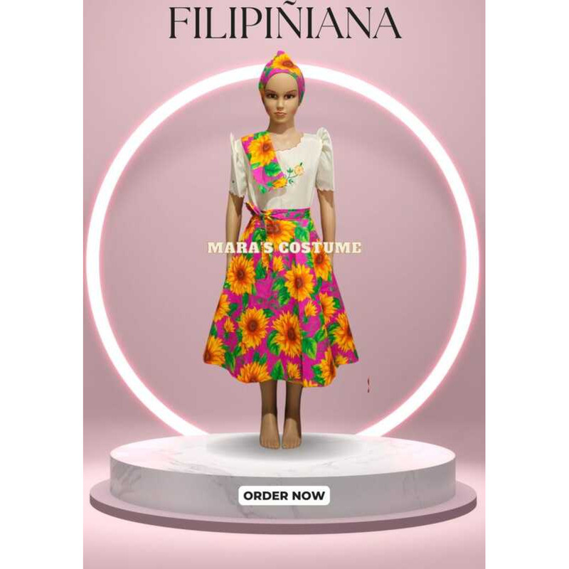 LY KIDS MODERN FILI IANA BUWAN NG WIKA COSTUME | Shopee Philippines