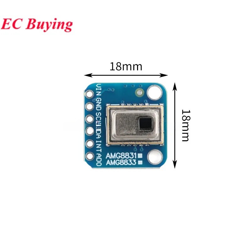 GY-AMG8833 IR 8x8 Infrared Thermal Imager Array Temperature Measurement ...