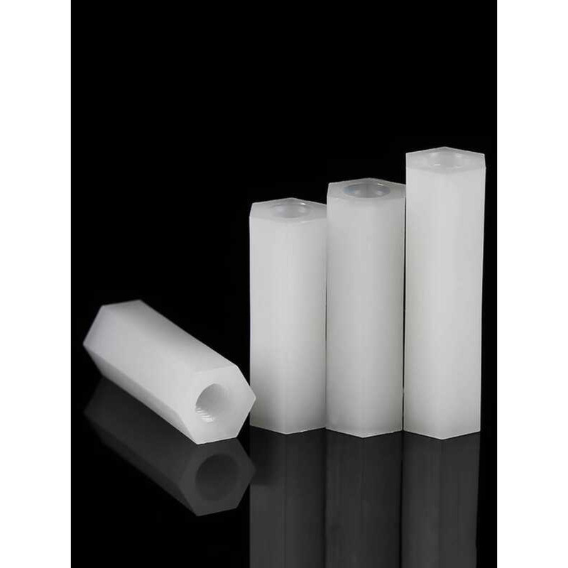 Double-Channel Nylon Hexagonal Isolation Plastic Insulation Support PC ...